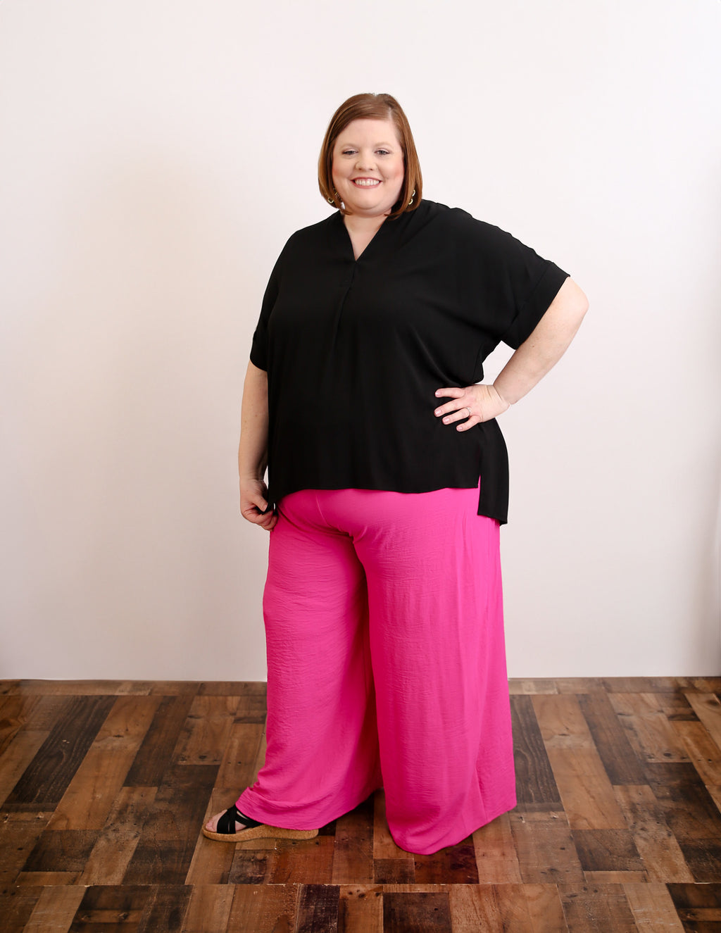 Fancy Nancy Wide Leg Pants – Lori's Curvy Closet